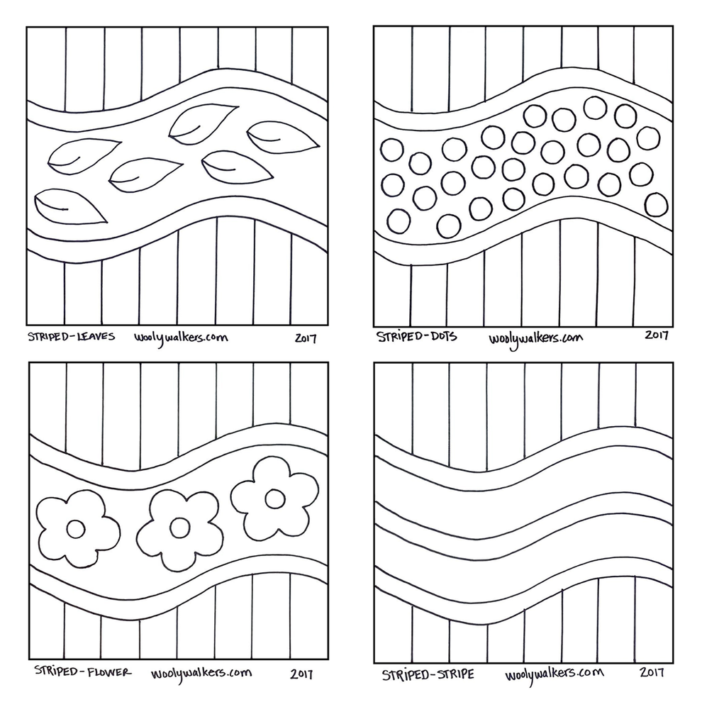 4 Square Pattern – wooly walkers